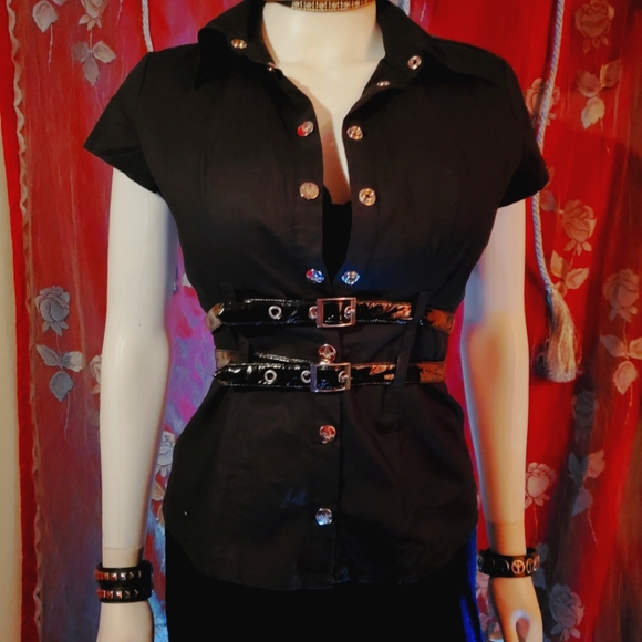 Lip Service | Tops | Vintage Lip Service Military Style Top W Dbl ...